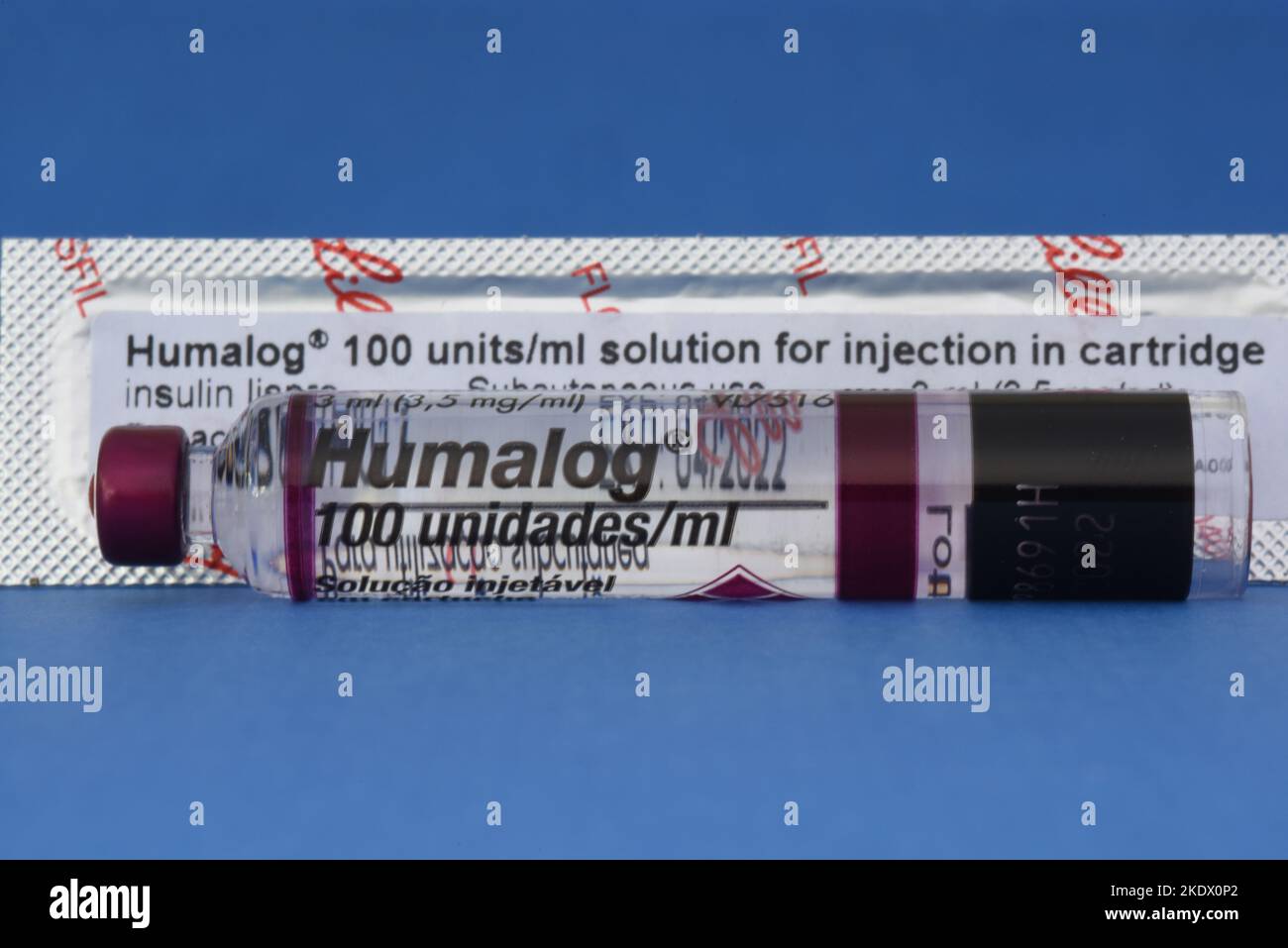 Humalog insulin medication Stock Photo - Alamy