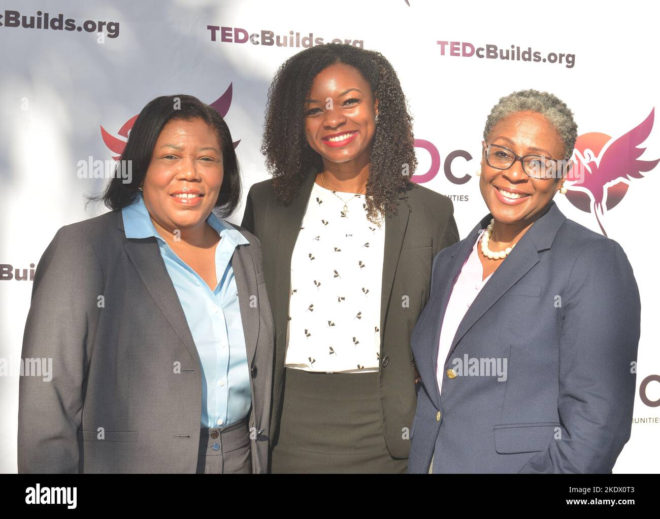 MIAMI, FLORIDA - NOVEMBER 03: Carol Gardner, President of TEDc, Ashley ...
