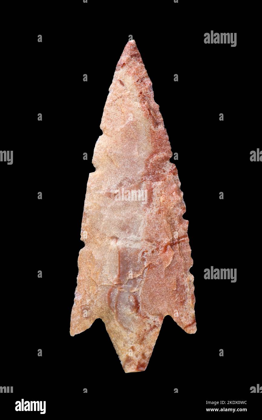 Neolithic arrow head Stock Photo - Alamy