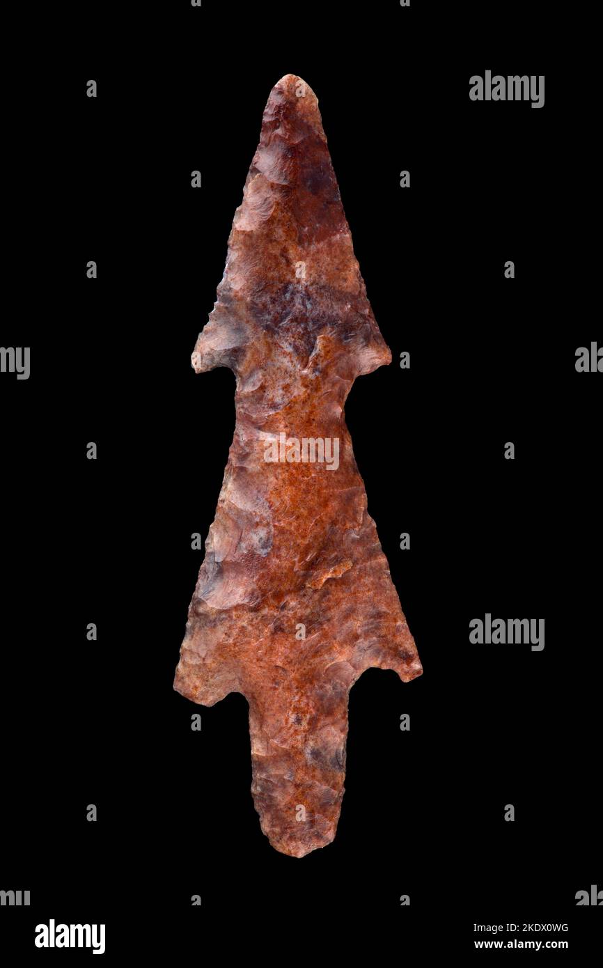 Neolithic arrow head Stock Photo - Alamy