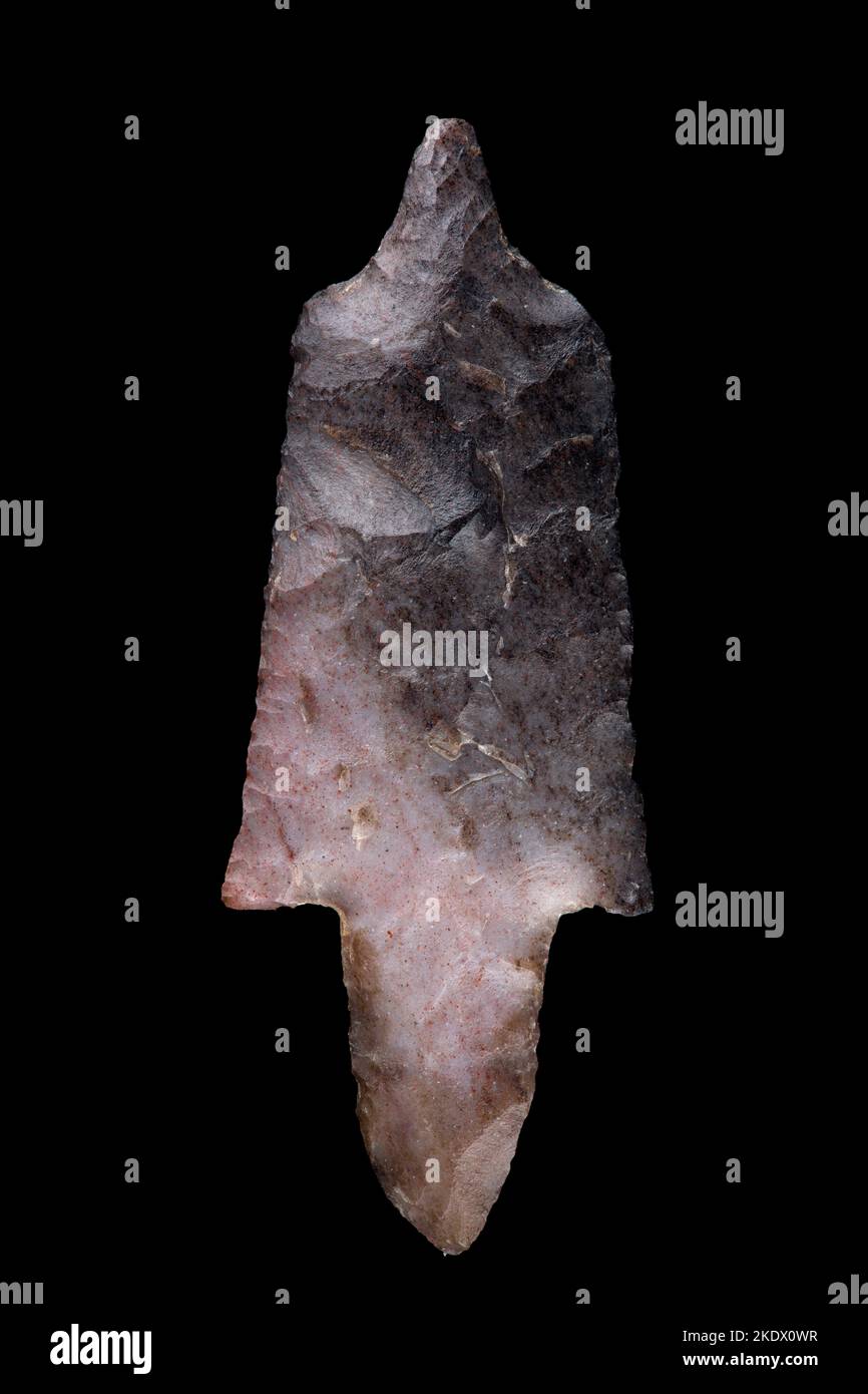 Neolithic arrow head Stock Photo - Alamy