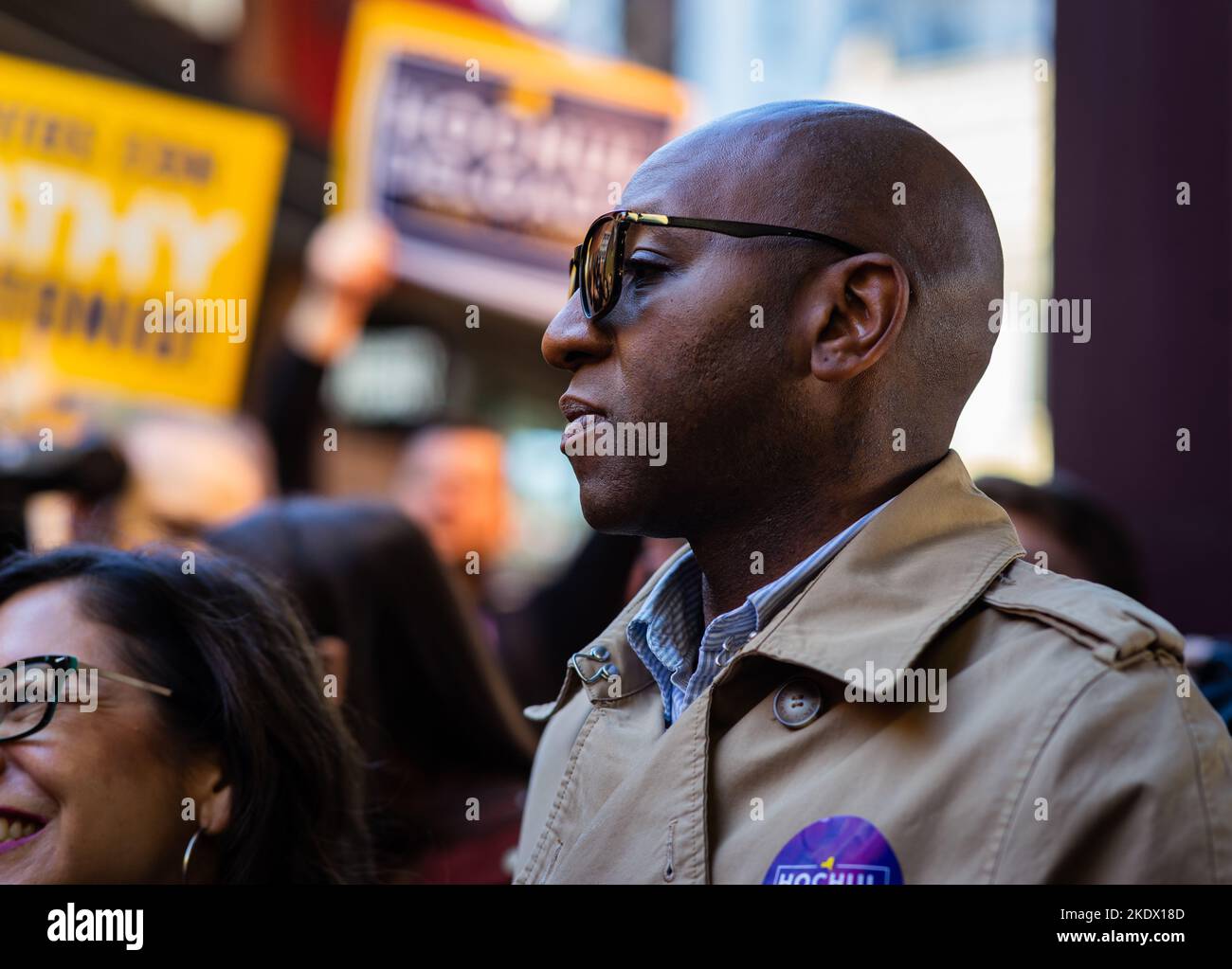 Queens, USA. 08th Nov, 2022. Queens Borough President Donovan Richards ...