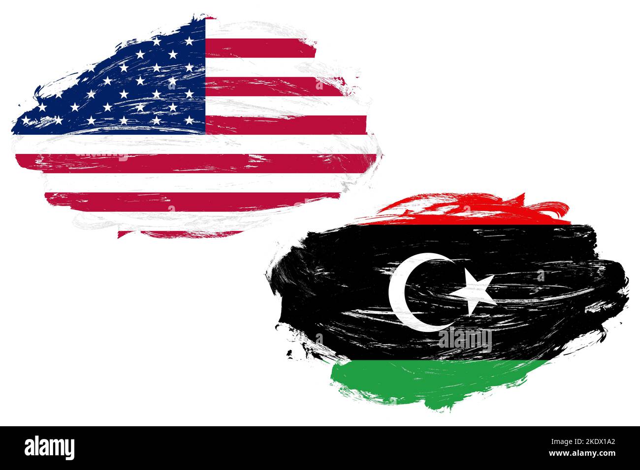 Libya united states flag hi-res stock photography and images - Alamy