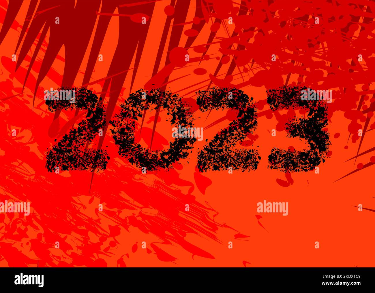 2023. Graffiti tag. Abstract modern street art decoration performed in ...