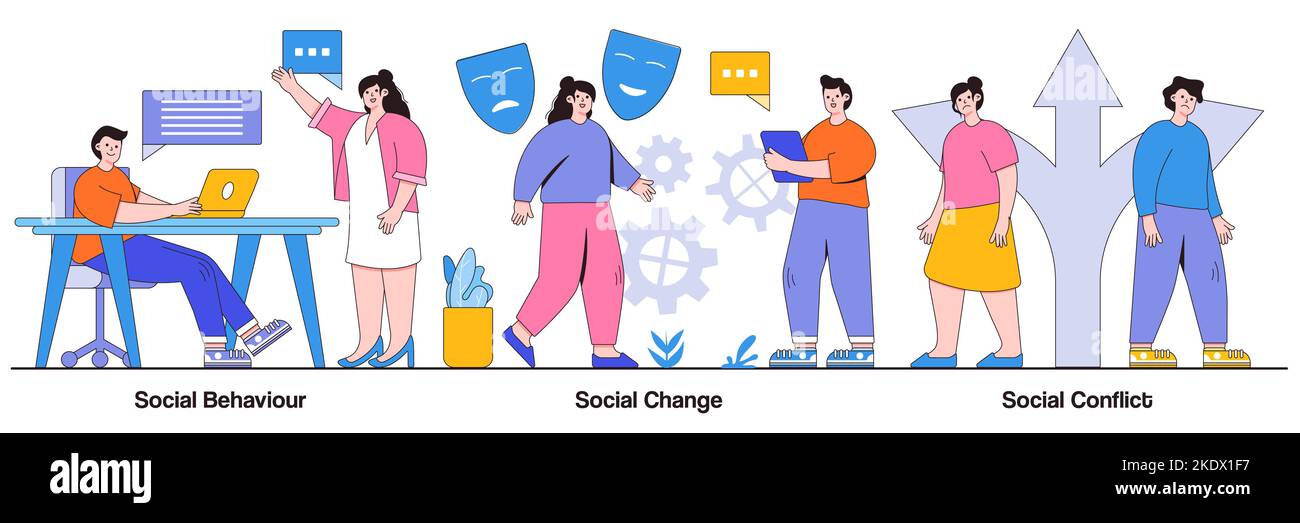 Social Norms Cartoon Stock Vector Images Alamy