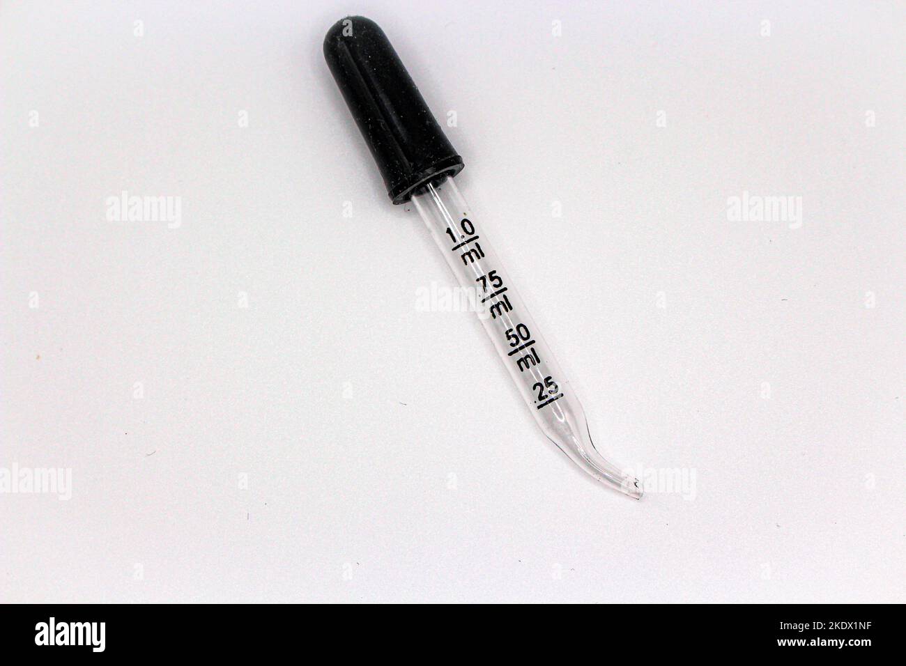 Medicine Liquid Dropper Isolated in White Background Stock Photo - Alamy