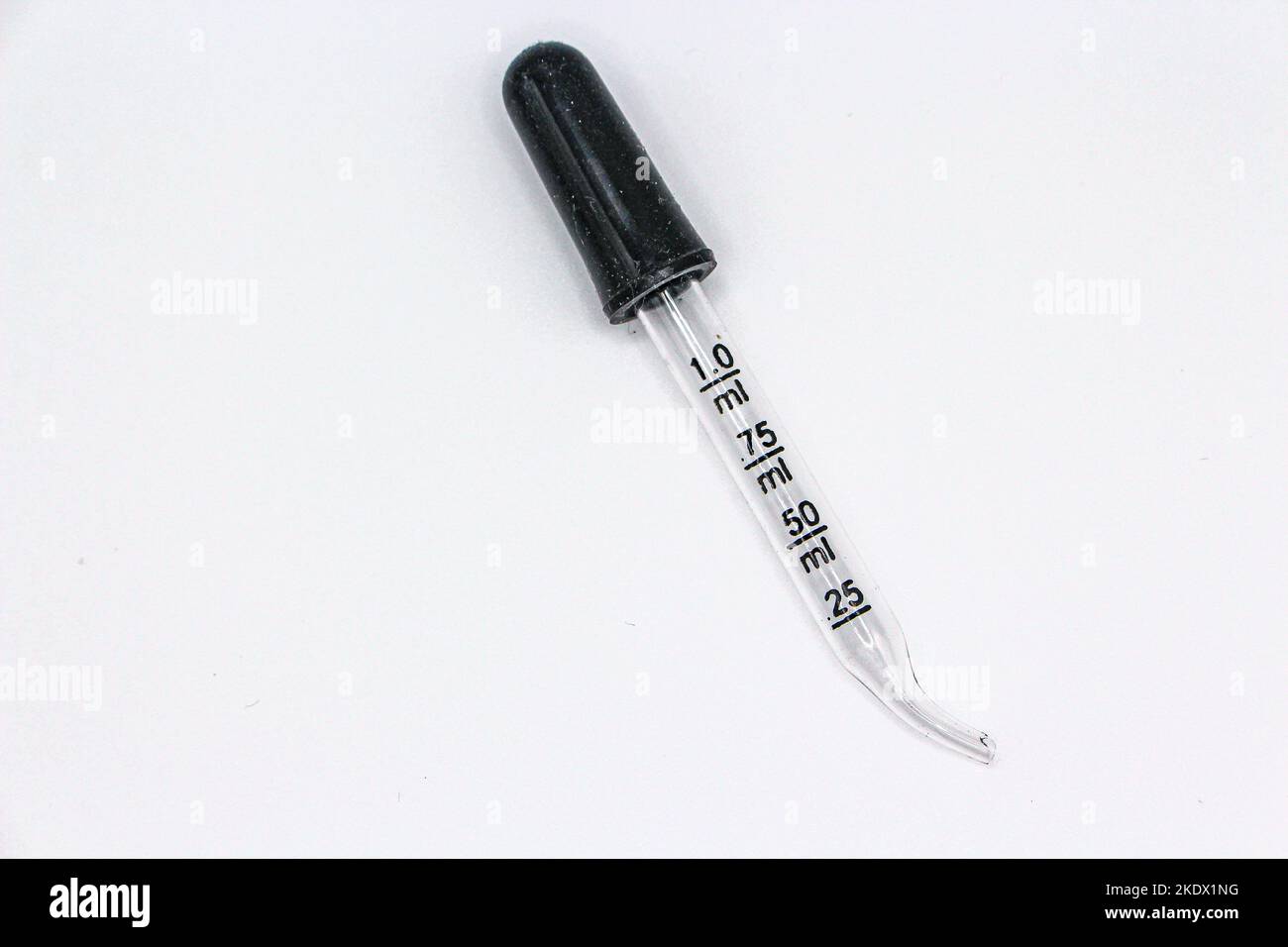 Medicine Liquid Dropper Isolated in White Background Stock Photo - Alamy