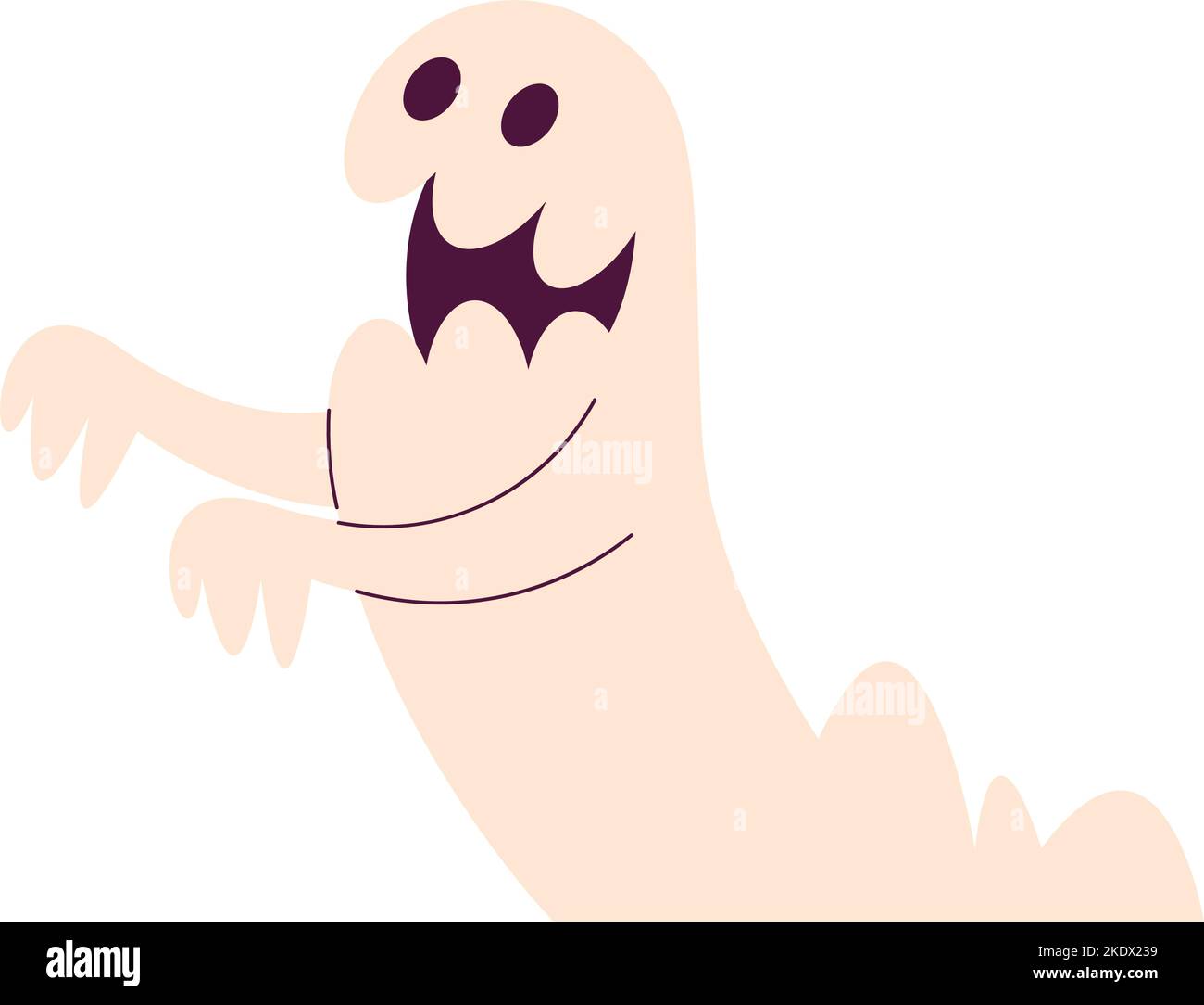 phobia ghost attack comic character Stock Vector Image & Art - Alamy