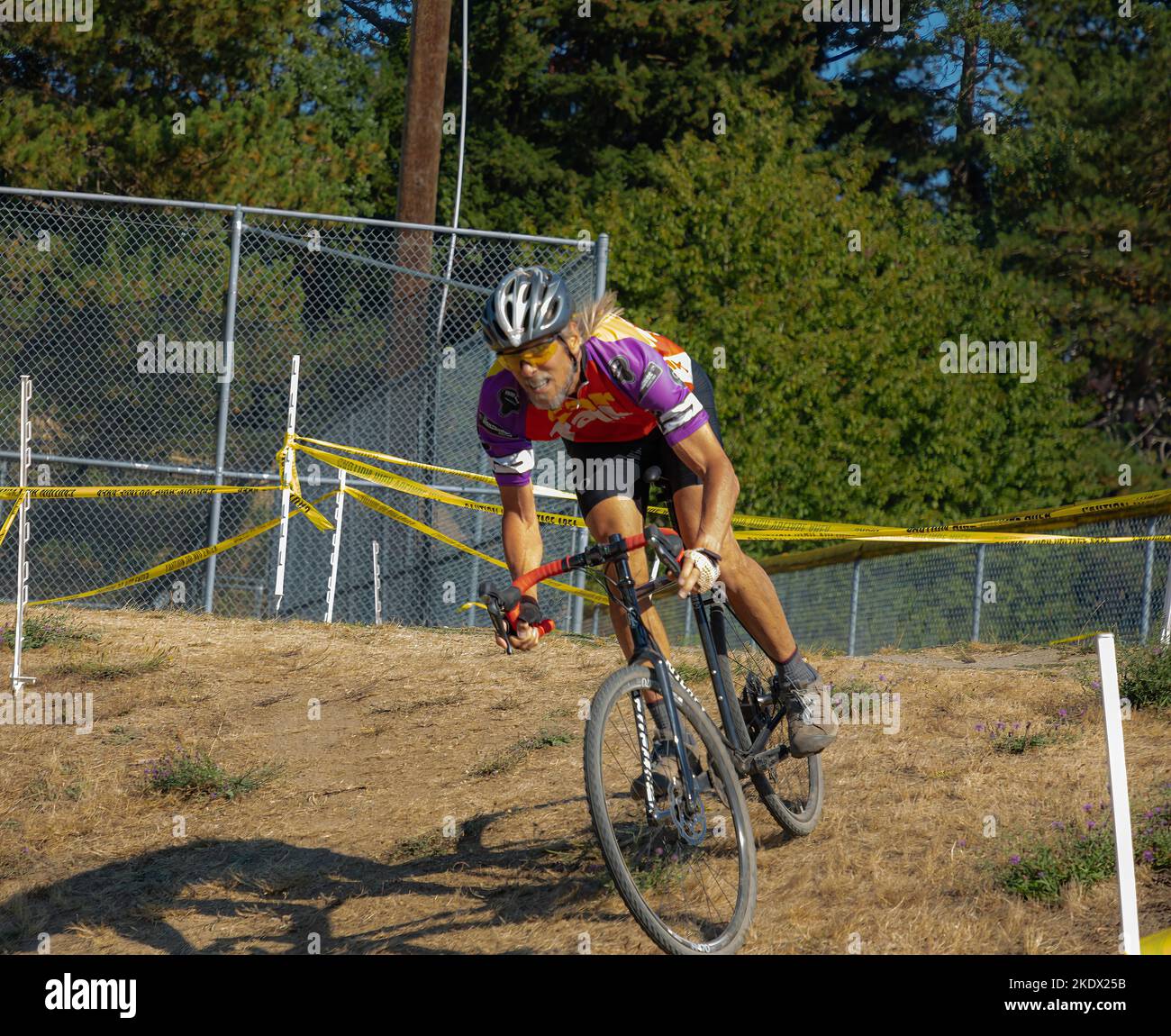 WA22608-00...WASHINGTON - Tom Kirkendall descending through a series of ...