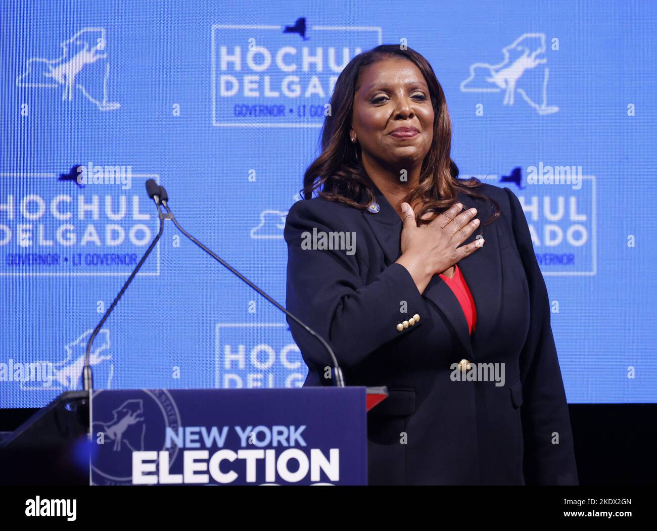 New York, United States. 08th Nov, 2022. New York Attorney General ...