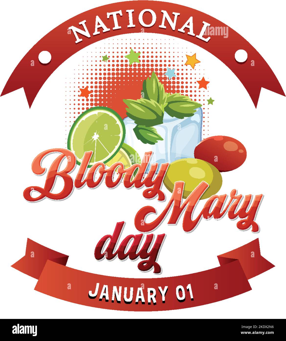 Bloody mary cocktail clipart hi-res stock photography and images - Alamy