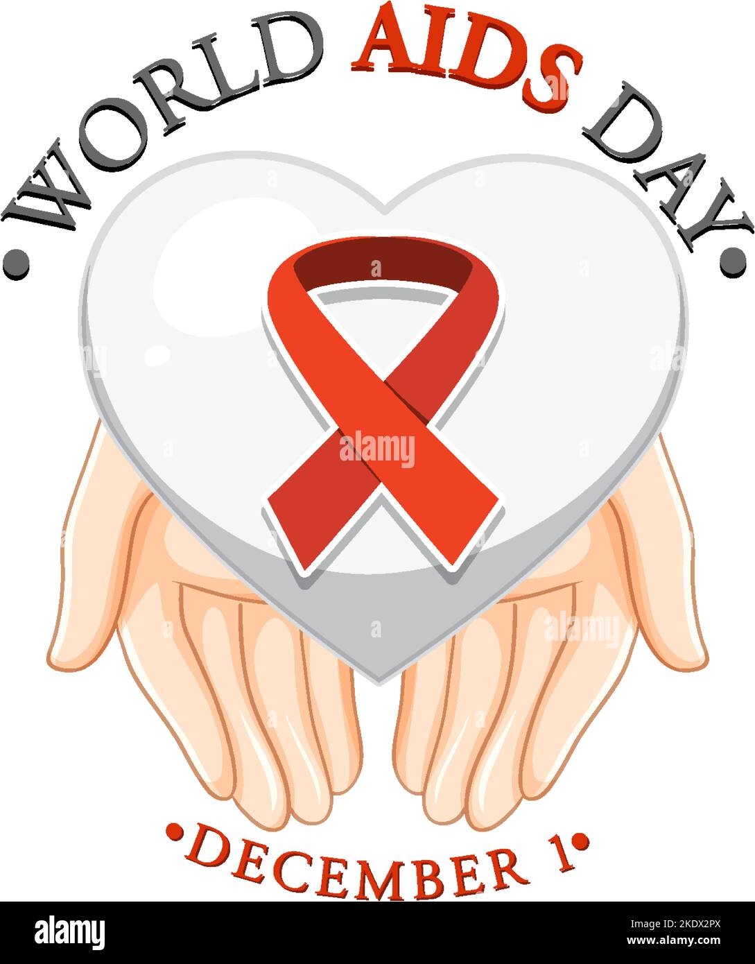 World AIDS Day Poster Design illustration Stock Vector Image & Art - Alamy