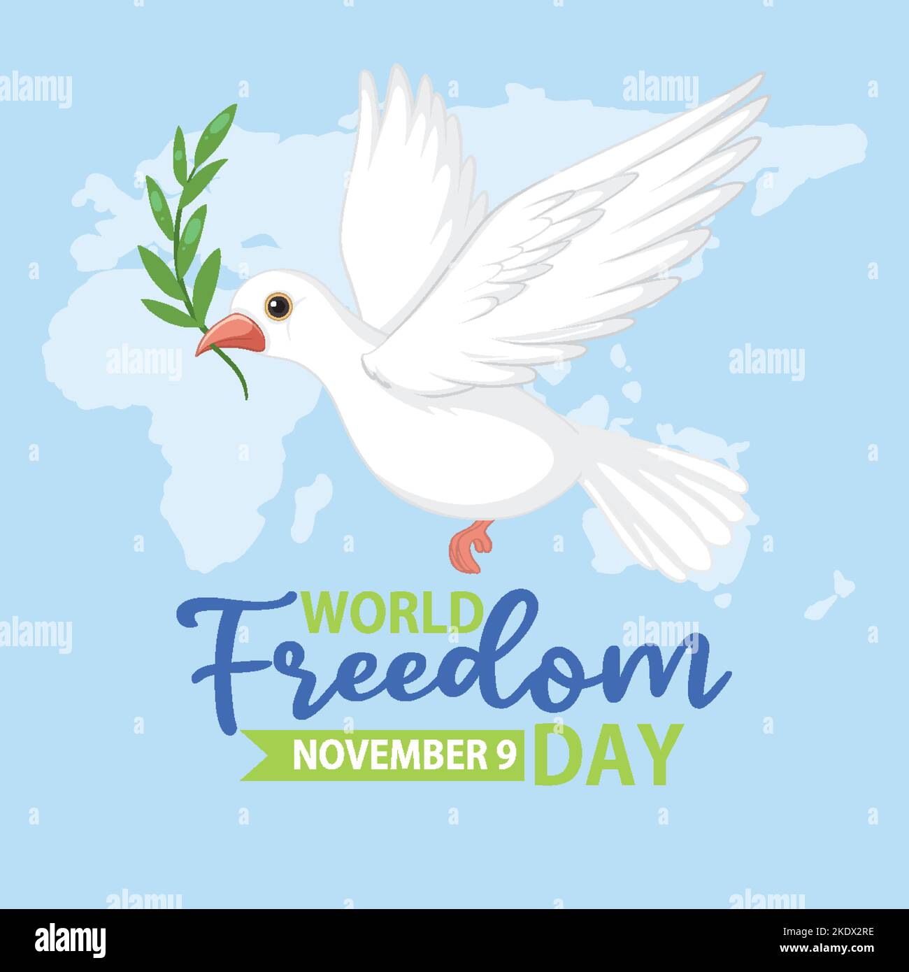 World freedom day postr template illustration Stock Vector Image & Art ...