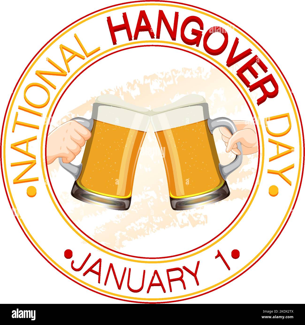 National Hangover Day Banner Design illustration Stock Vector Image ...