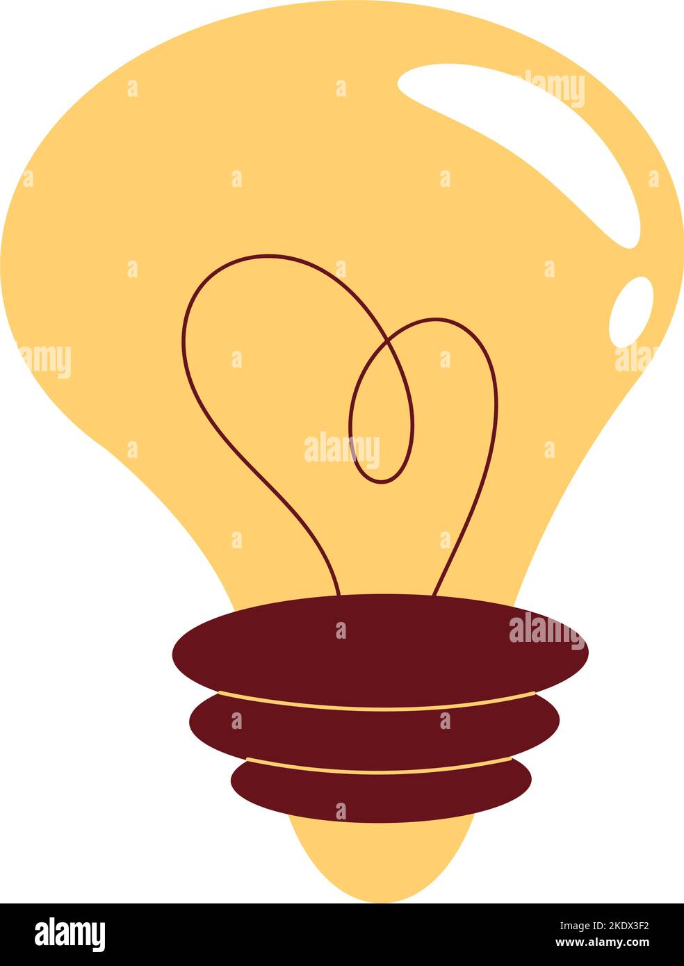 bulb light energy power icon Stock Vector Image & Art - Alamy