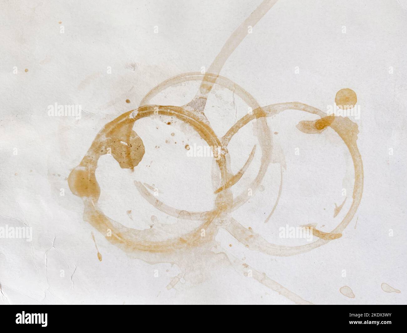 Close up old brown paper texture with coffee stained and background ...