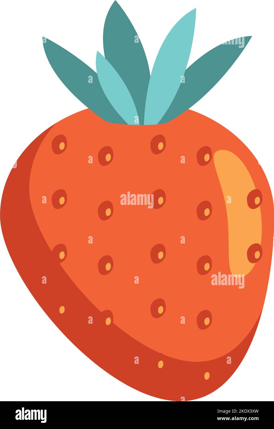 fresh strawberry fruit healthy icon Stock Vector Image & Art - Alamy