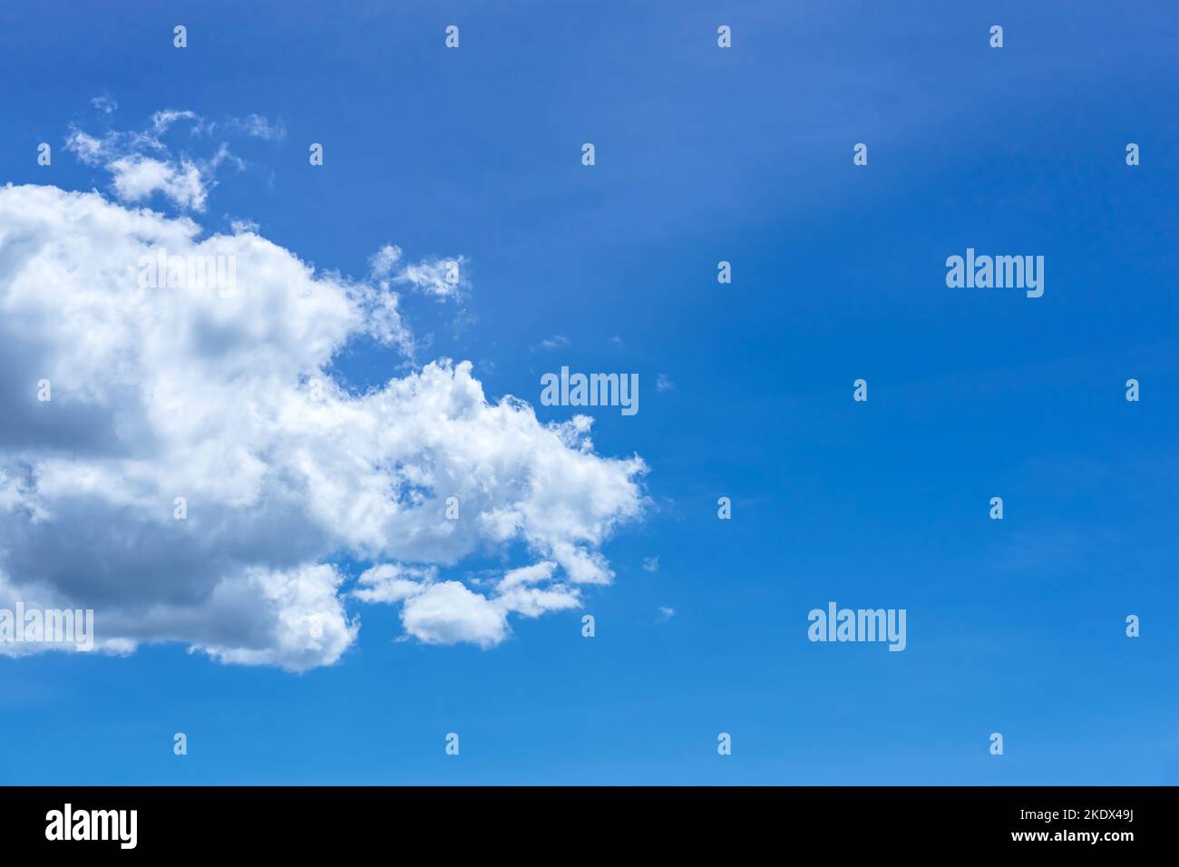 Clouds in the blue sky. Natural sky background texture, beautiful color ...