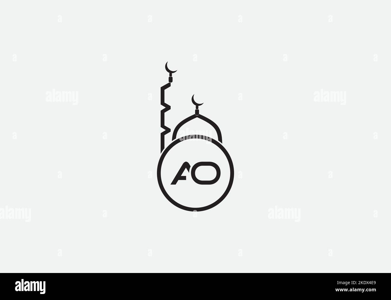 Islamic mosque logo and minar logo hi-res stock photography and images ...