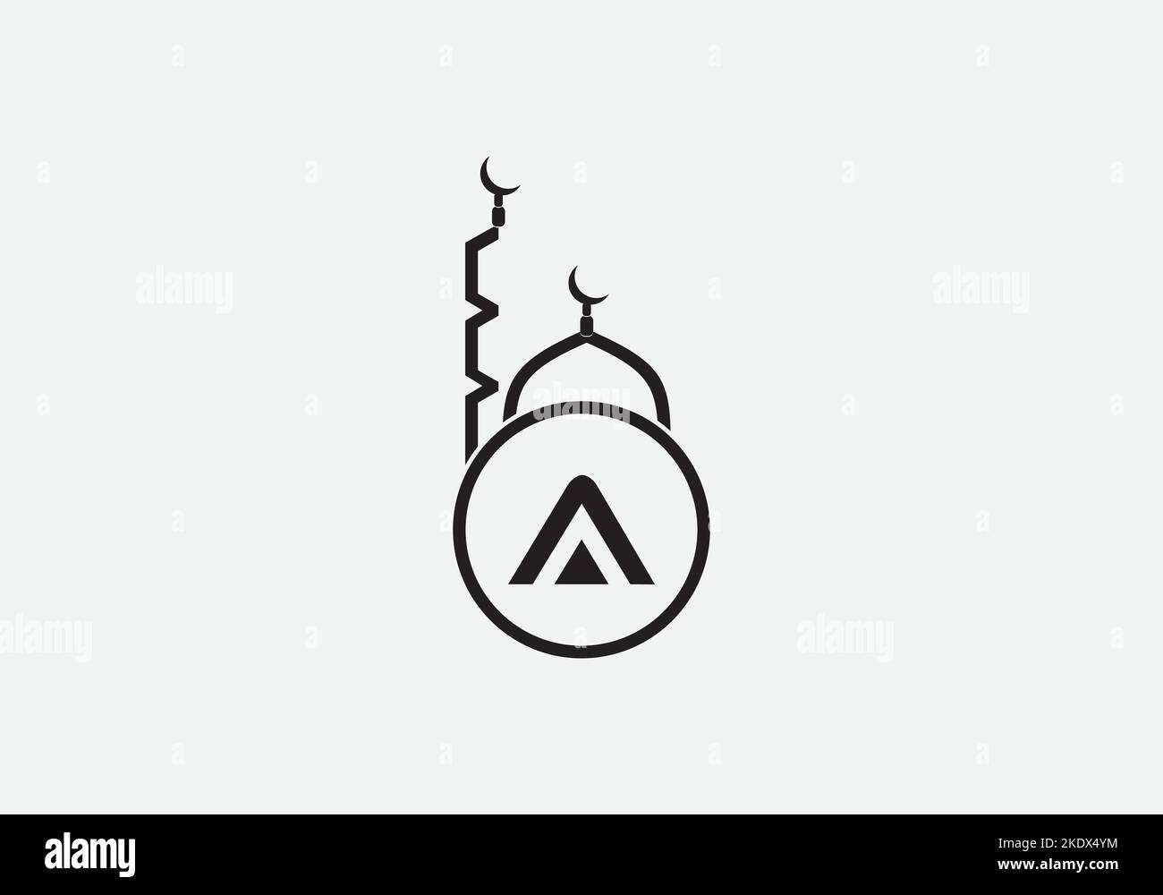 Islamic logo design tutorial hi-res stock photography and images - Alamy
