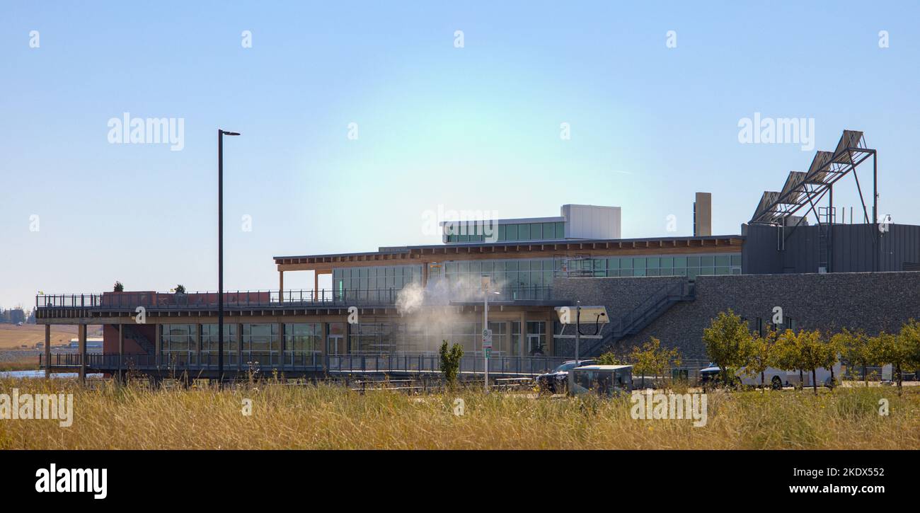 Calgary, Alberta / Canada - Oct 01 2022: Exterior and perspective of ...
