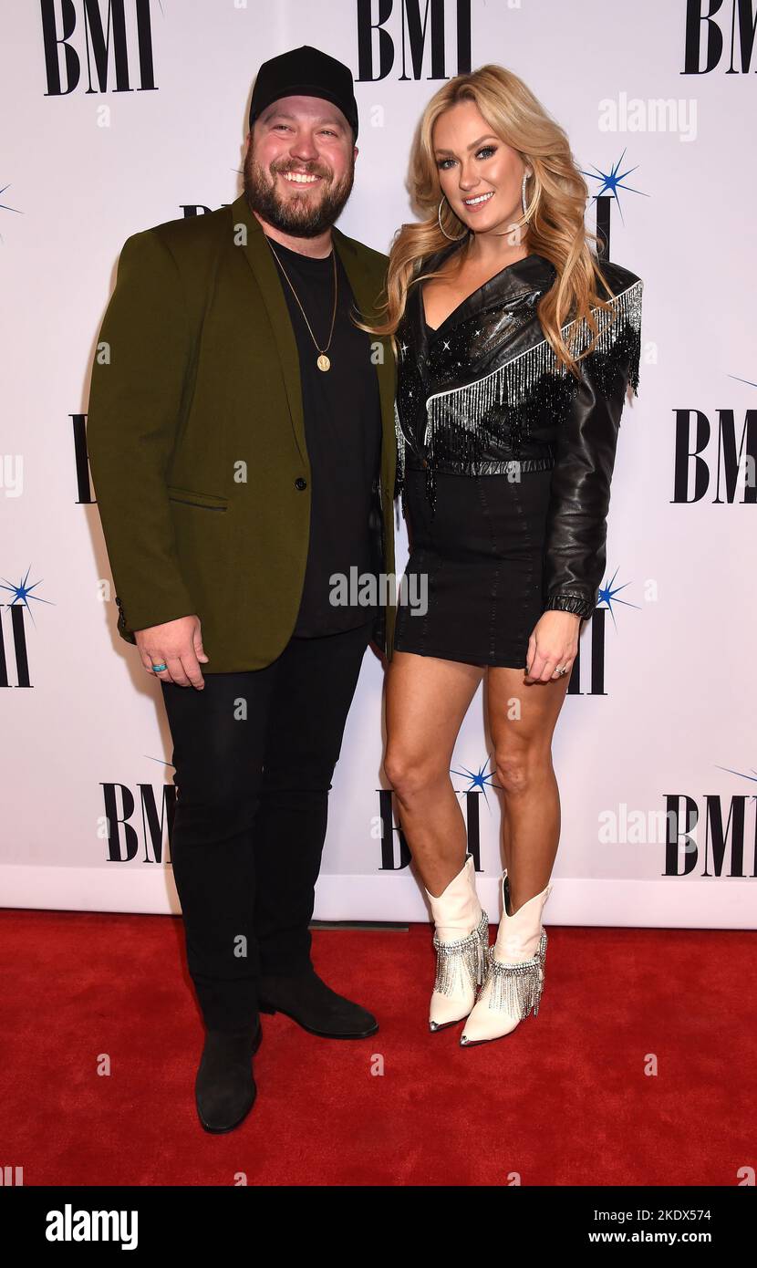 Mitchell Tenpenny and Meghan Patrick arriving at the 67th Annual BMI ...
