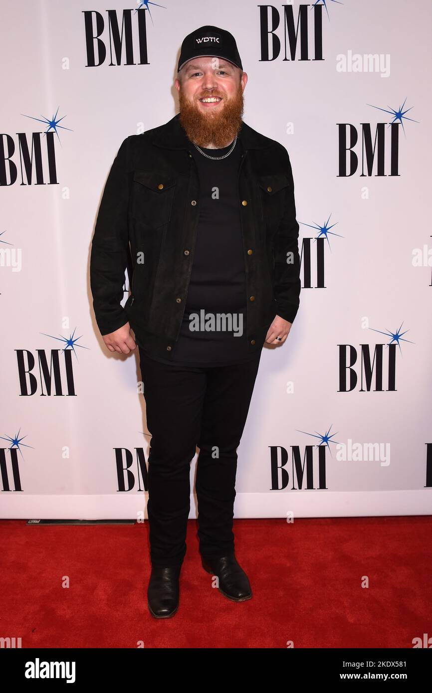 Tyler Braden arriving at the 67th Annual BMI Country Awards held at the ...