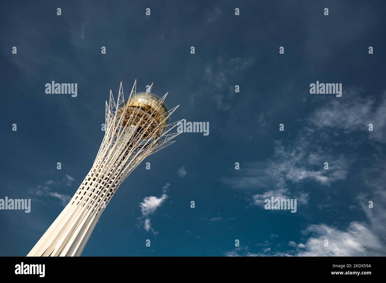 ASTANA, KAZAKHSTAN - OCTOBER 08, 2022: Bayterek tower is the main ...