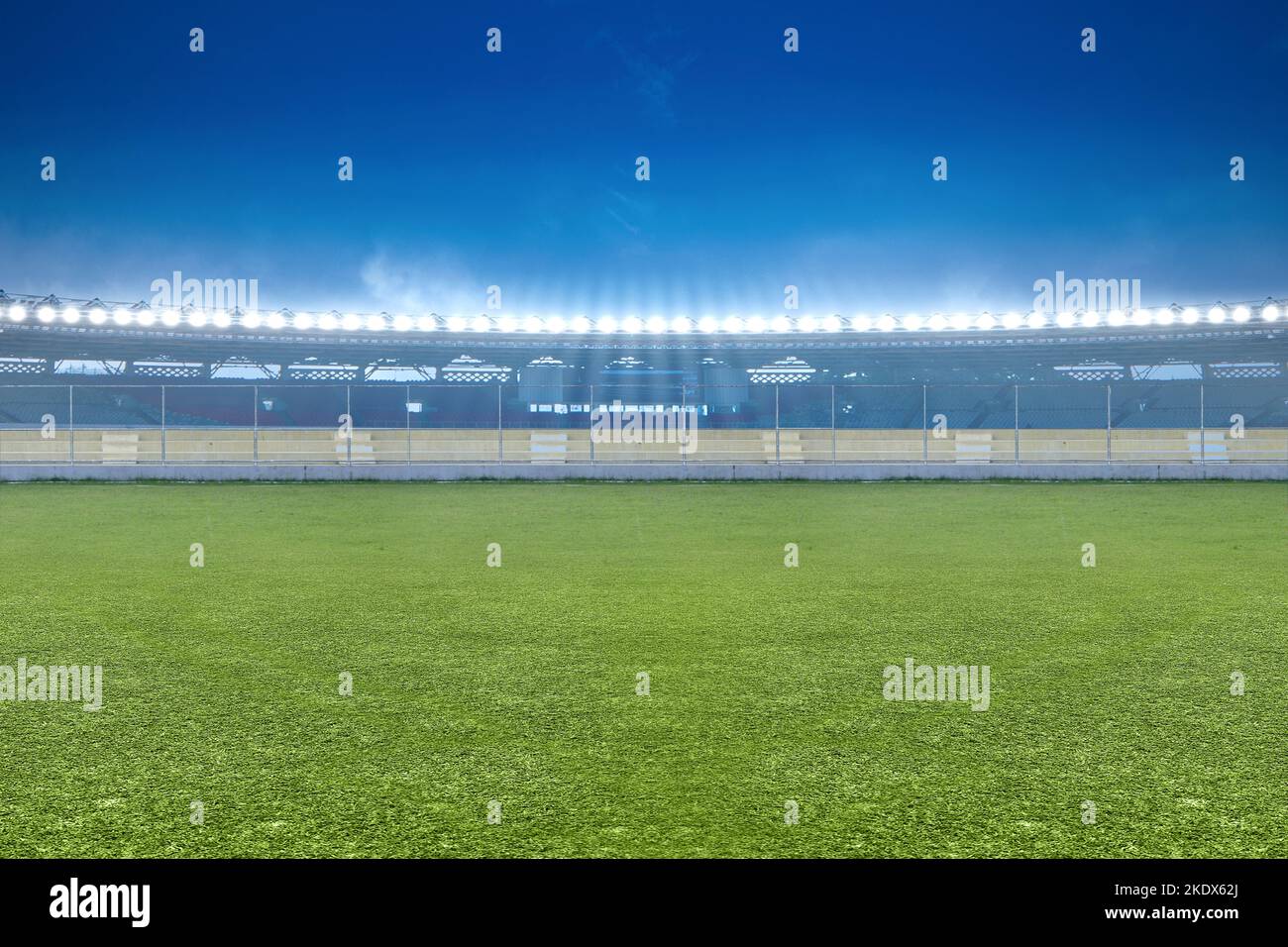 Grass inside the football stadium Stock Photo - Alamy