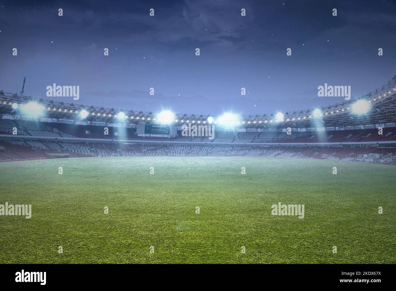 Grass inside the football stadium Stock Photo - Alamy