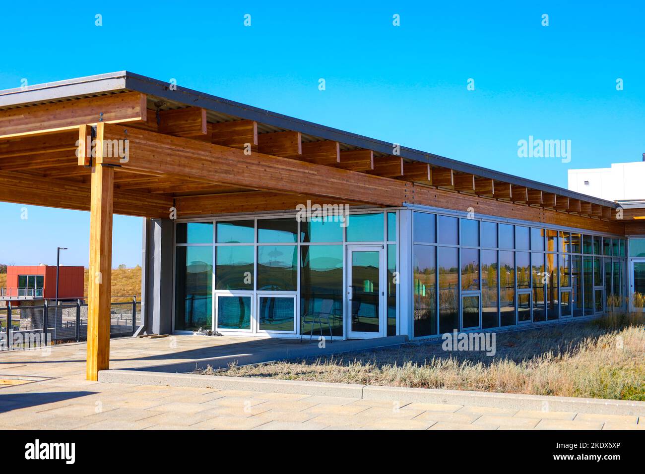 Calgary, Alberta / Canada - Oct 01 2022: Exterior and perspective of ...