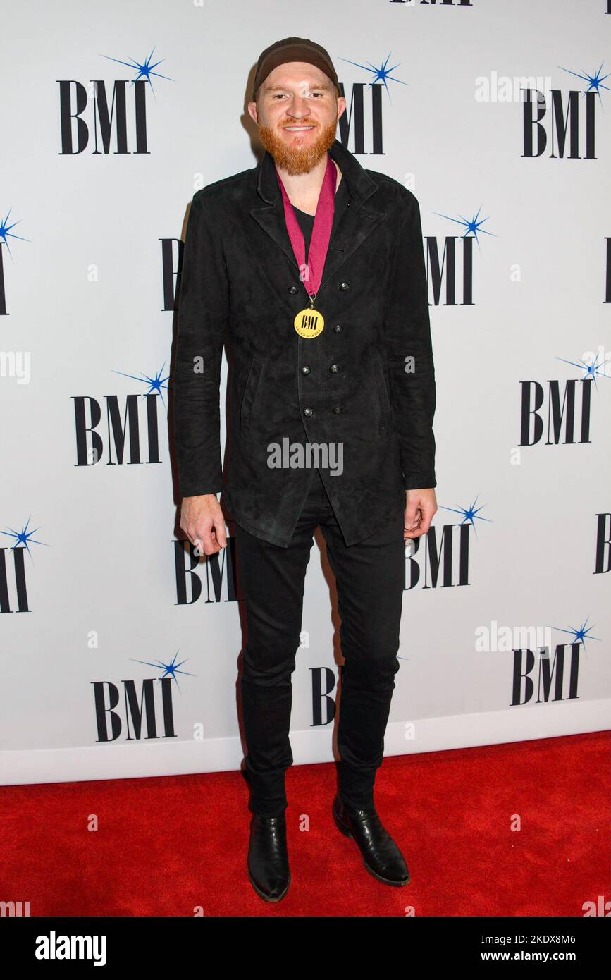 Nashville, Tennessee, USA. 08th Nov, 2022. Eric Paslay. 68th BMI ...