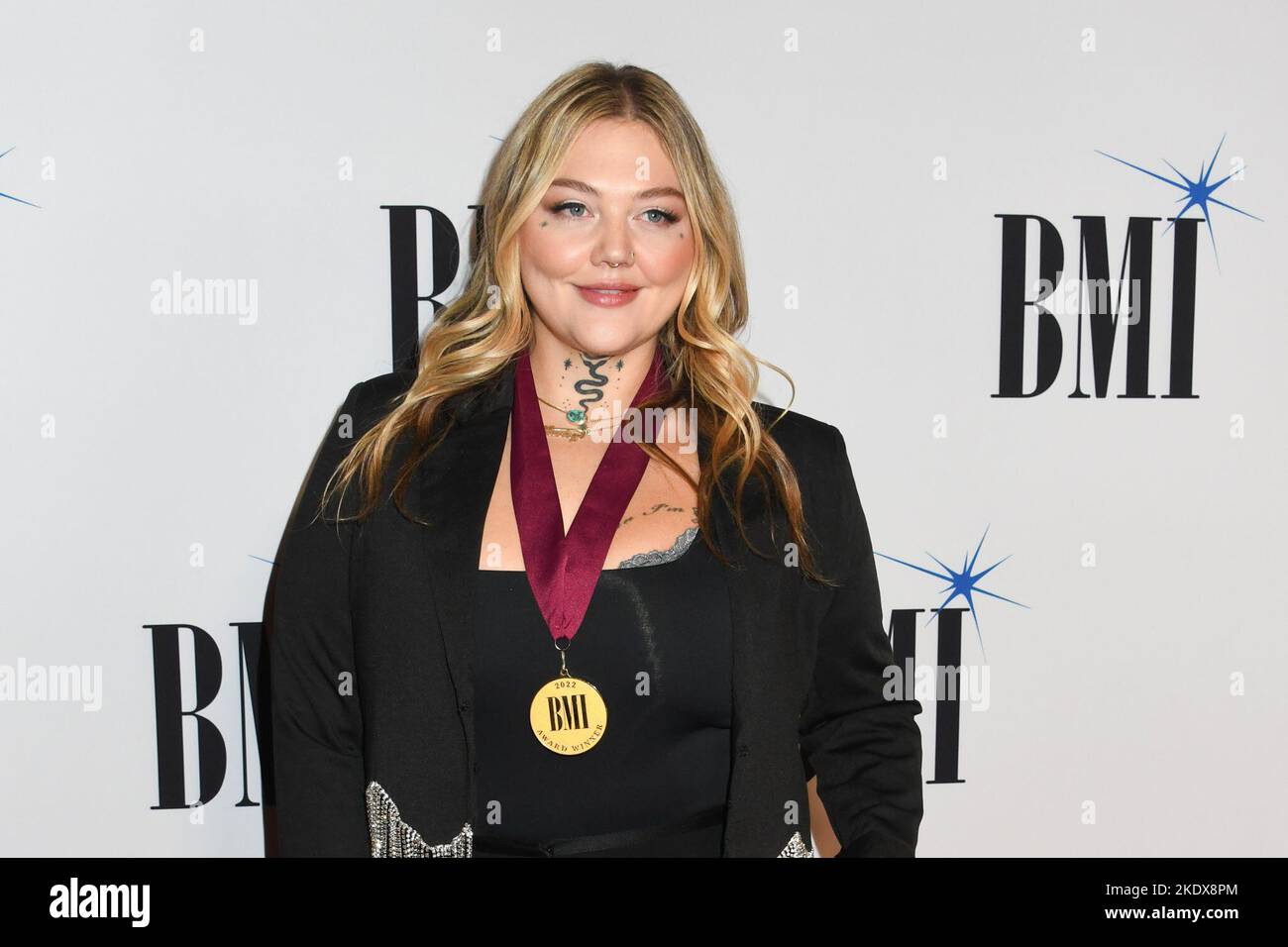 Nashville, Tennessee, USA. 08th Nov, 2022. Elle King. 68th BMI Country ...