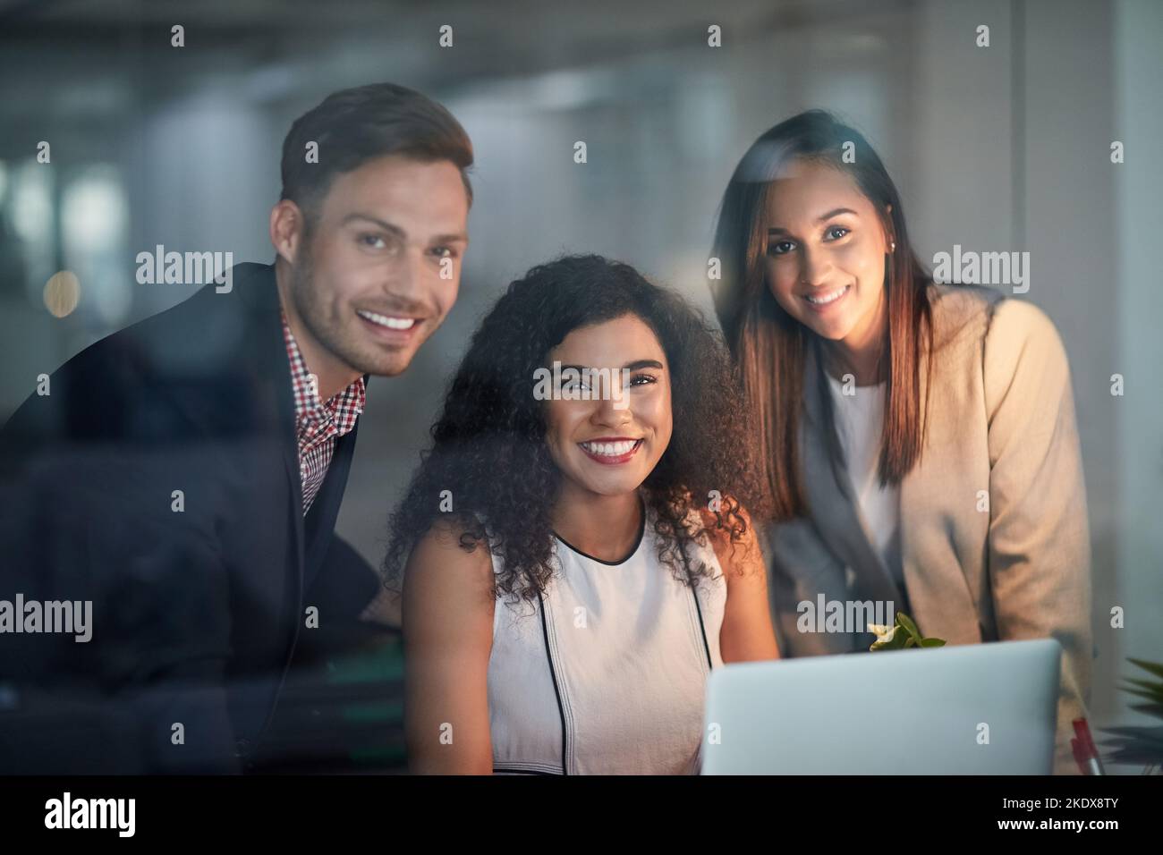 Group three men one woman hi-res stock photography and images - Alamy