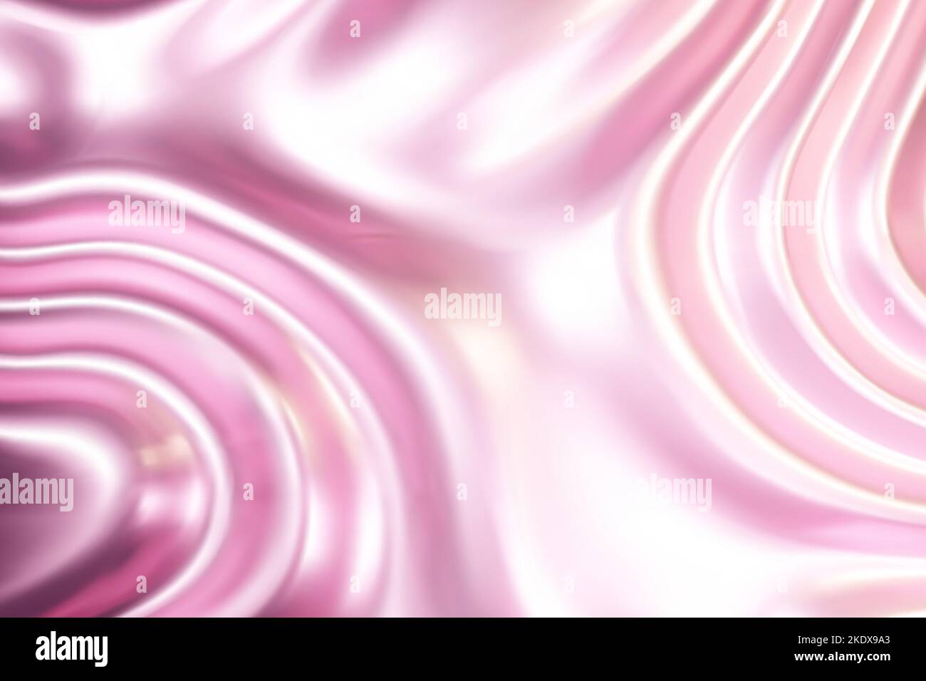 Pink liquid molten metal abstract wavy background with reflects Stock ...