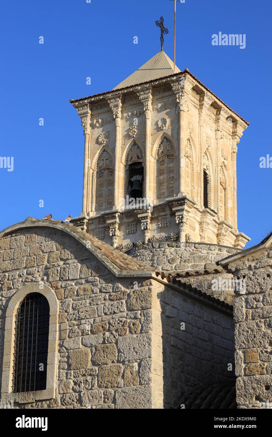 May 23, 2022, Larnaca, Cyprus: Bell tower of The Church of St Lazarus ...