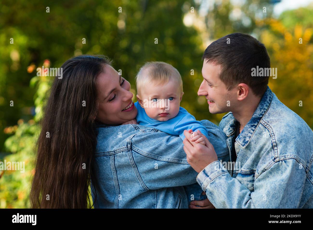 Close up portrait lovely caucasian white family. Mother, dad and kid ... Close up portrait lovely caucasian white family. Mother, dad and kid ...