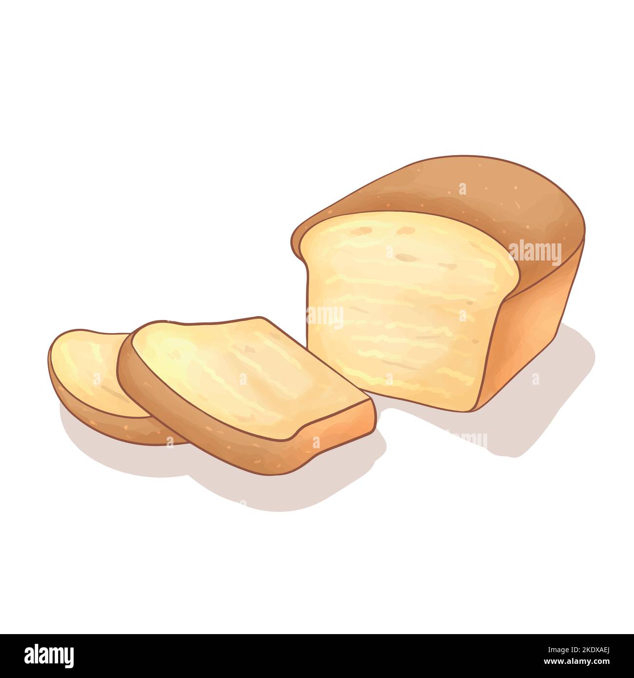 Isolated cute bread bakery Stock Vector Images - Alamy