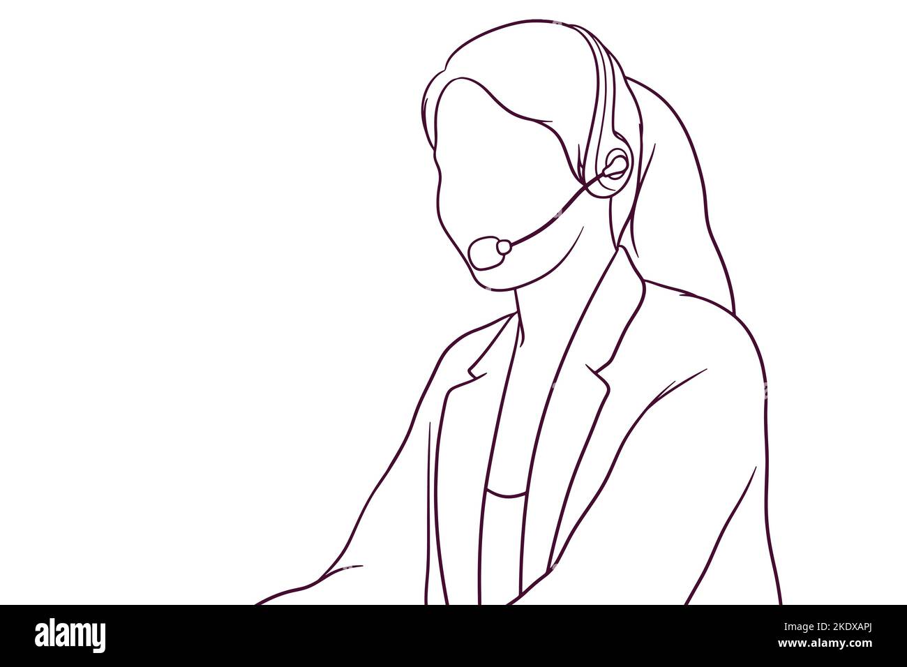 Secretary of the public service Stock Vector Images - Alamy