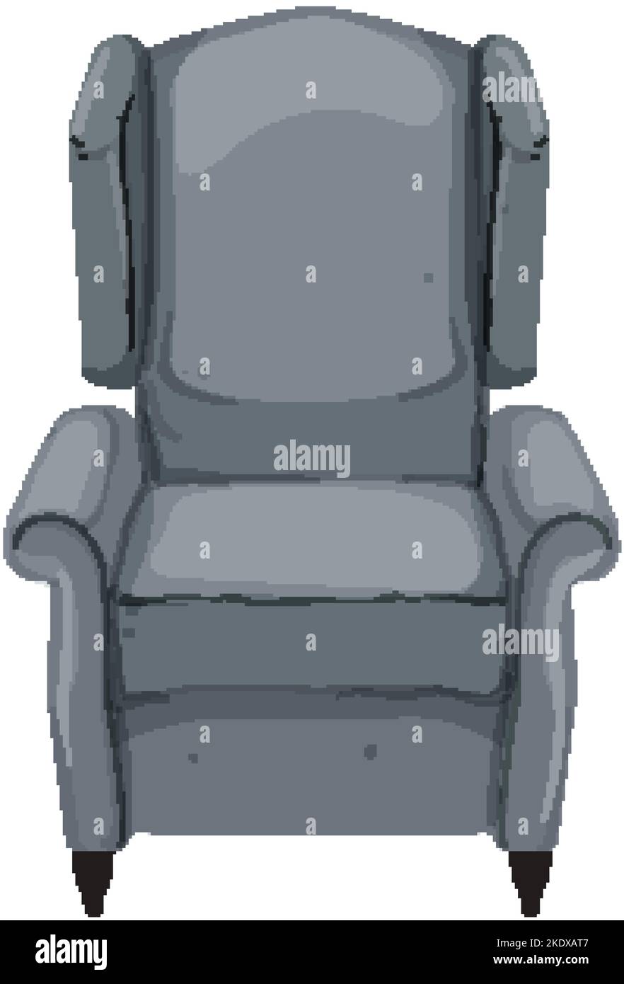 decor armchair chair cartoon vector illustration Stock Vector Image ...