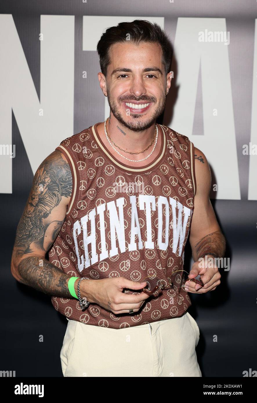 MIAMI, FL - NOV 8: Llane is seen during the premier of Los Montaner ...