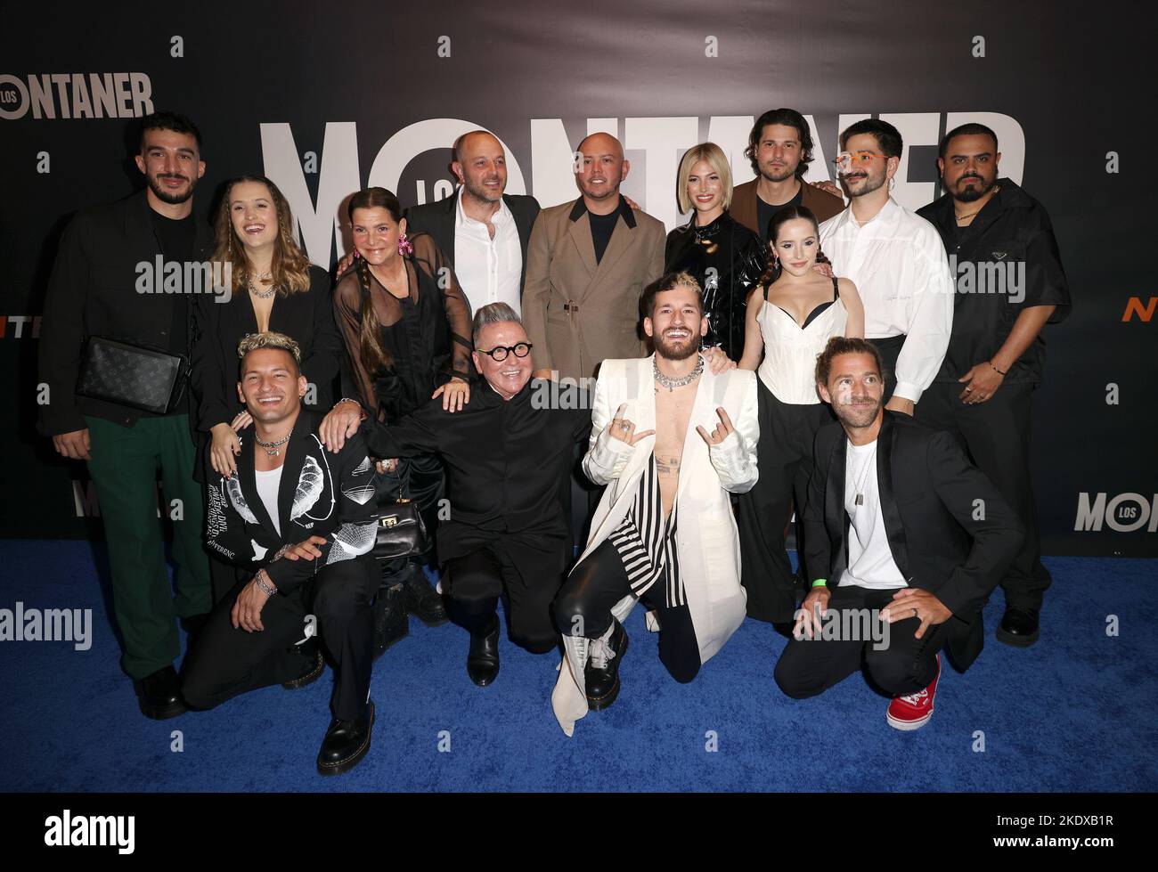 MIAMI, FL - NOV 8: Stefi Roitman, Ricky Montaner, Marlene Montaner ...