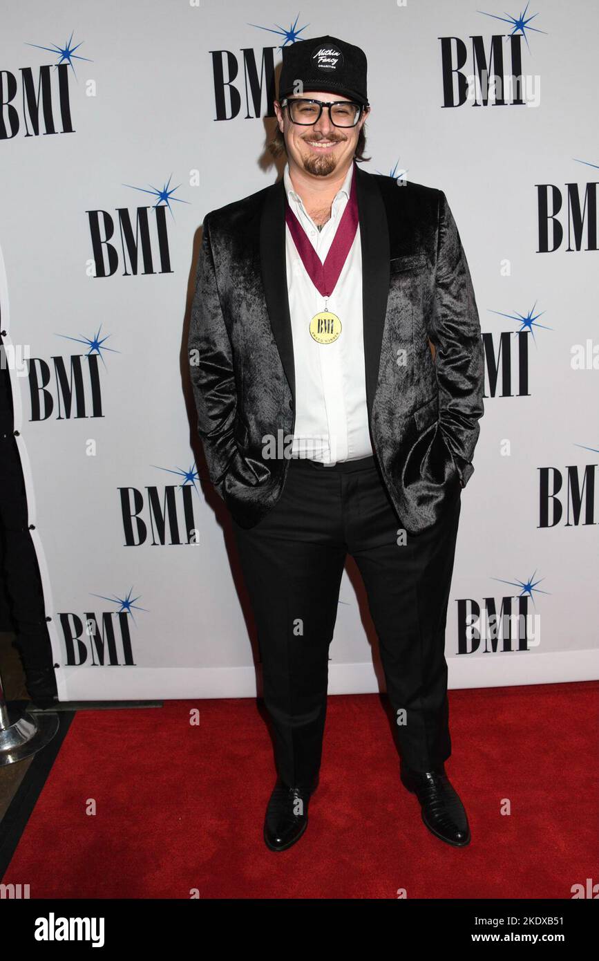 08 November 2022 - Nashville, Tennessee - Hardy. 68th BMI Country ...