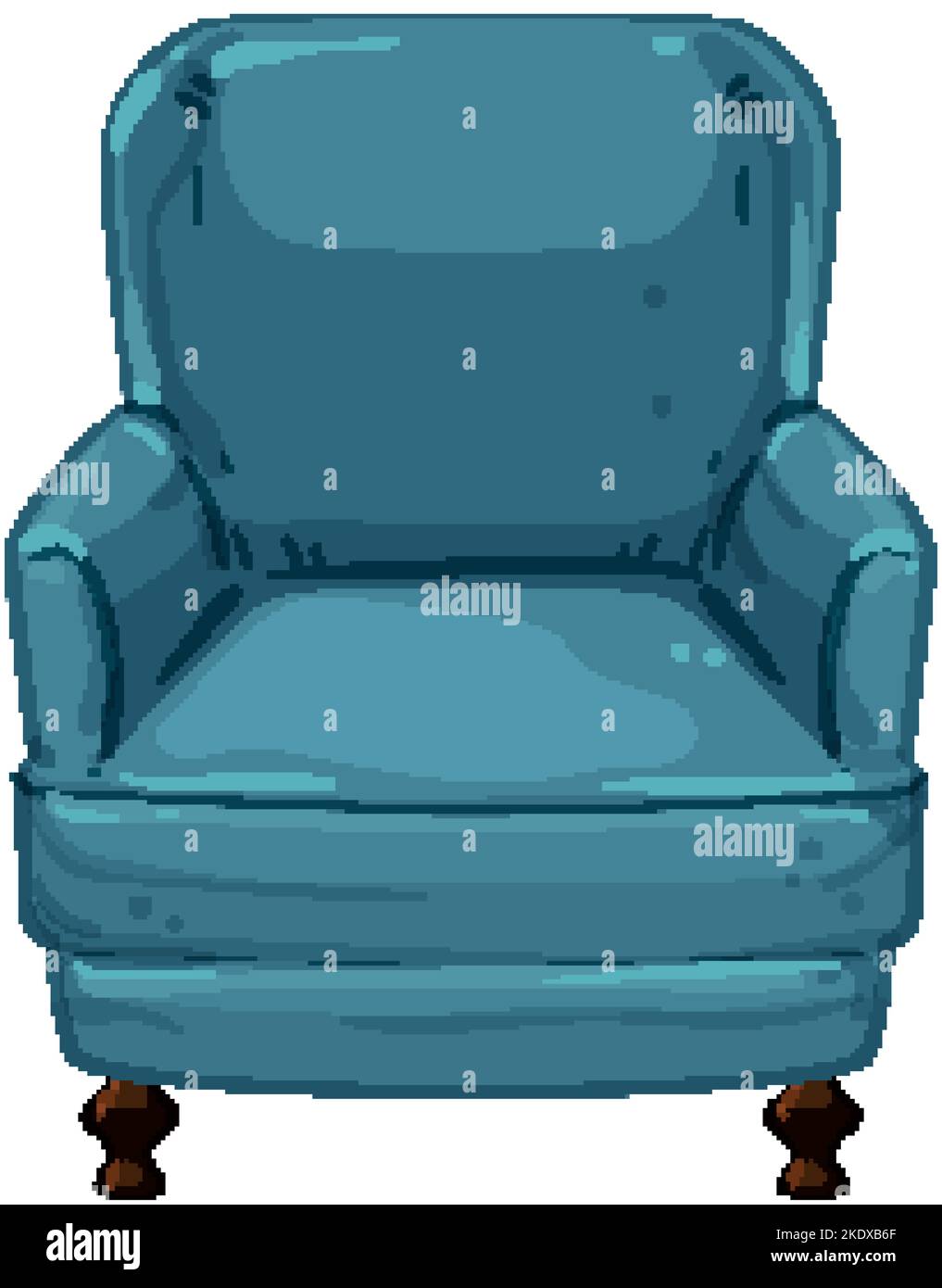 modern armchair chair cartoon vector illustration Stock Vector Image ...