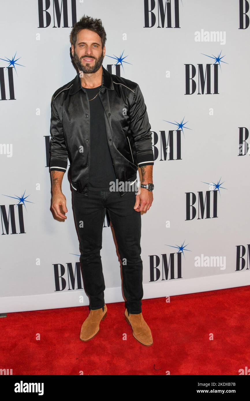 08 November 2022 Nashville Tennessee Matt Thomas Parmalee 68th Bmi Country Awards Held At