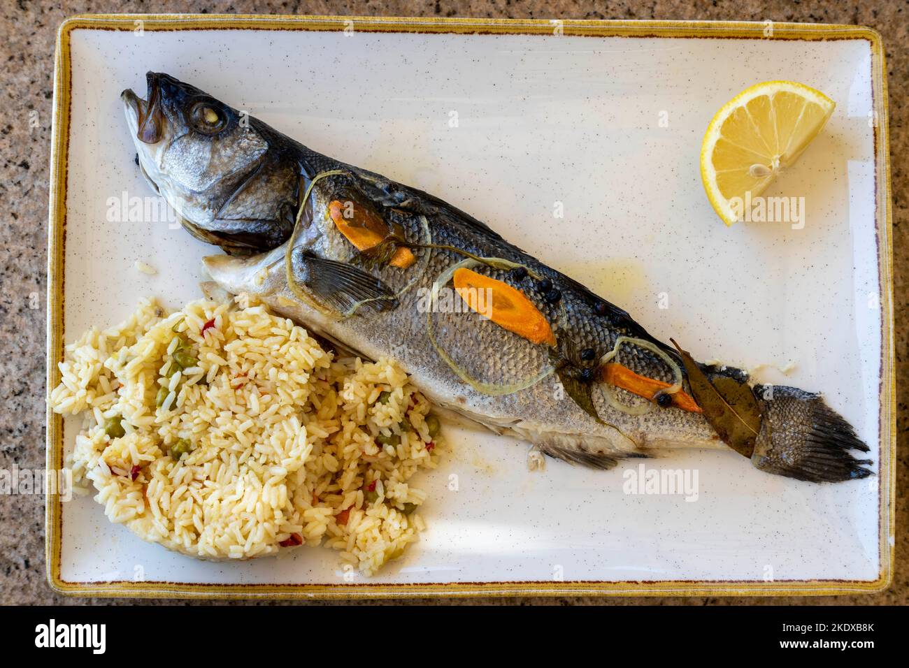 Larnaca, Cyprus. 24th May, 2022. A traditional Cyprus meal of whole ...