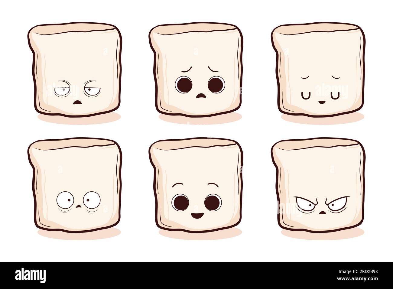 Marshmallow cookies Stock Vector Images - Alamy