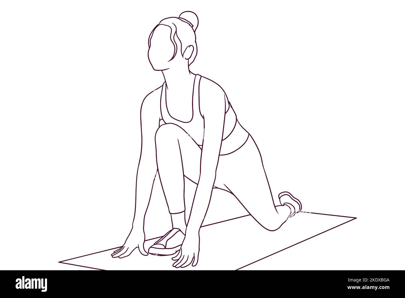 Hand drawn woman hi-res stock photography and images - Alamy