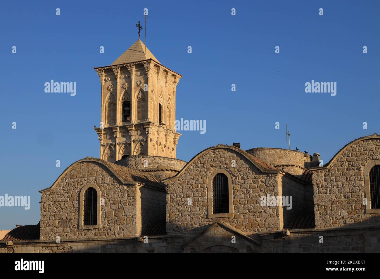 May 23, 2022, Larnaca, Cyprus: The Bell tower of The Church of St ...