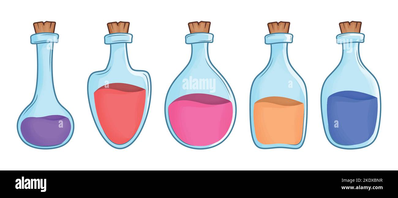 Set hand drawn magical Stock Vector Images - Alamy